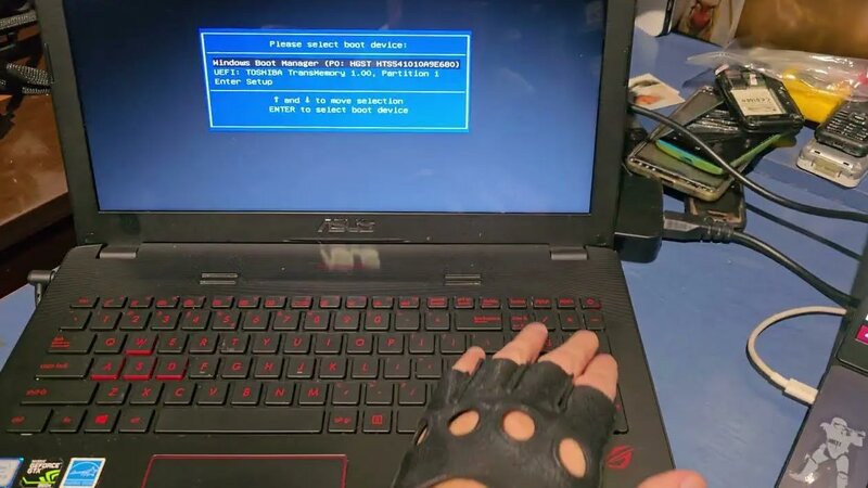 How to Enter Boot Menu on ASUS ROG Laptop - Yandex Video aramada ...