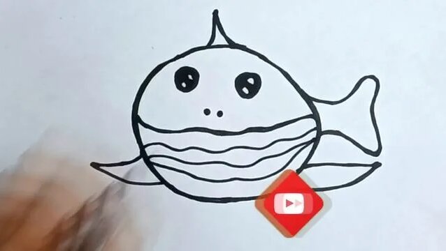Baby Shark | bolalar uchun akula rasmlari | how to draw shark easily ...