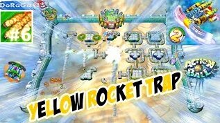 Yellow Rocket Trap - Action Ball 2 Gameplay Part 6 - World 2 (lvl41 ...