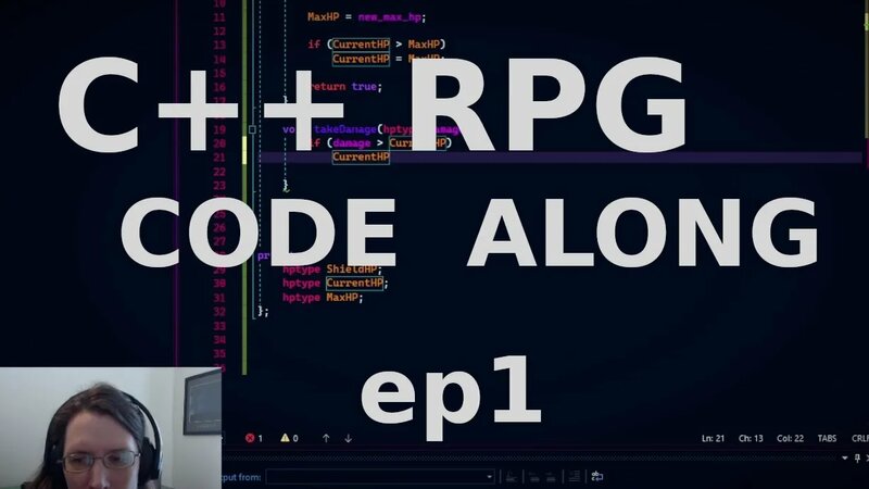 C++ Code-along Ep 1: Demo RPG Game | Motivation, Learn, Practice ...