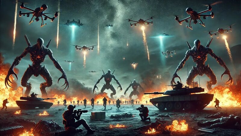 Monsters of War (2021) | Full Movie | Sci-Fi, Action, and Military ...