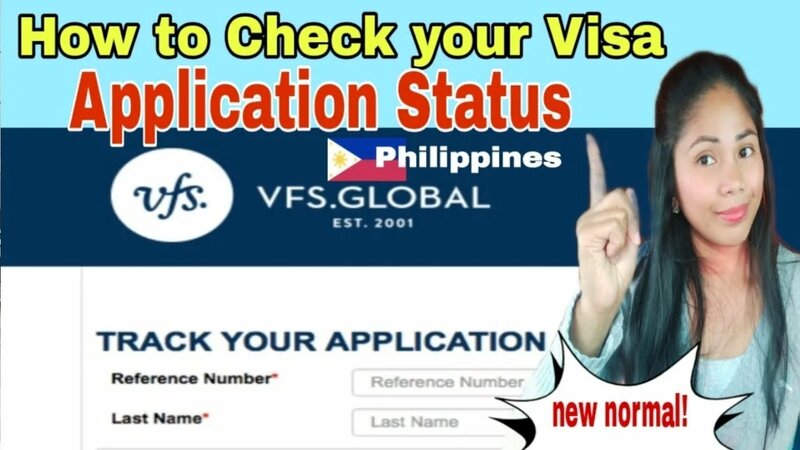 How To Track Visa Application Status Online VFS Global 2022! #visa ...