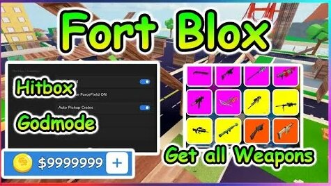 Roblox Fort Blox Script - Get all Weapons | Hitbox | Godmode 2022 ...