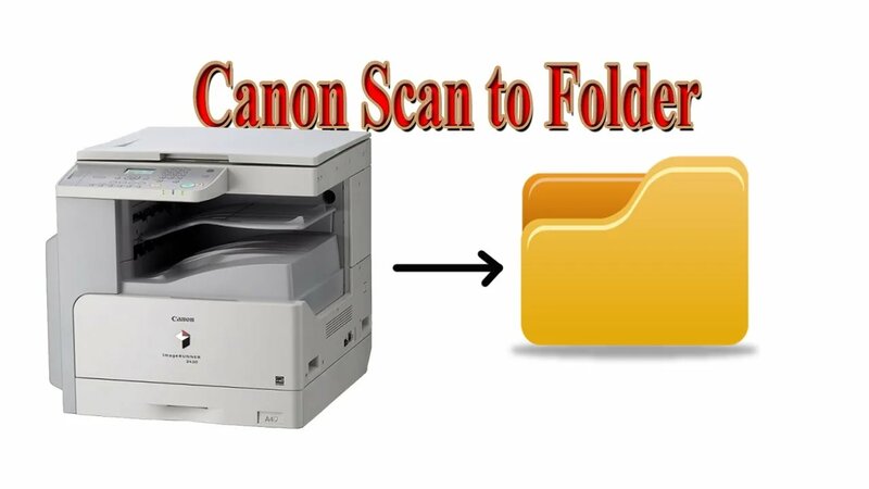 Canon. How to Setup Scan to Folder /Установка Сканирования по сети ...