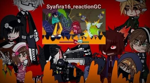 Creepypasta react to fnf Whitty Vs Boyfriend fire fight animation ...