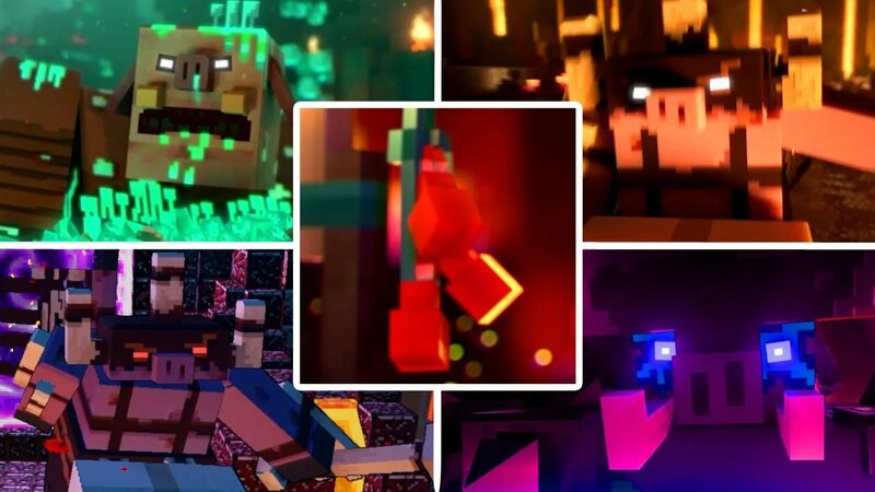 Minecraft Legends - ALL BOSSES + ENDING - Yandex Video aramada ...