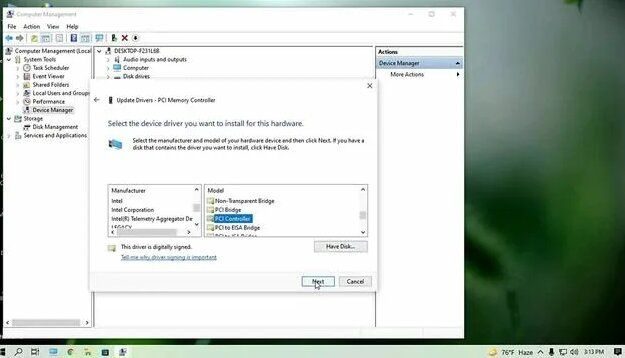 How to Fix PCI Memory Controller And SM Bus Controller Drivers ...