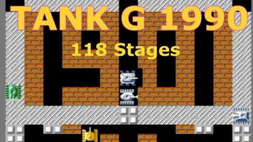 Tank G 1990 - Танчики - 118 уровней - (NES - Dendy - 8 bit) - Хак ...