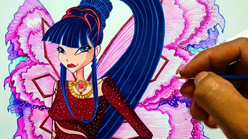 winx club onyrix musa World OF WINX | learn drawing and painting ...