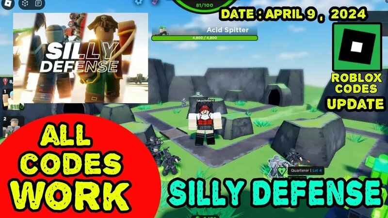 All Codes Work Silly Defense Roblox, April 9, 2024 #roblox - Смотреть ...