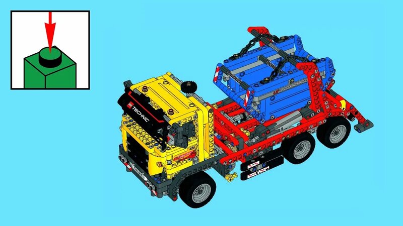 LEGO Technic 42024, Container Truck - building instructions - Смотреть ...