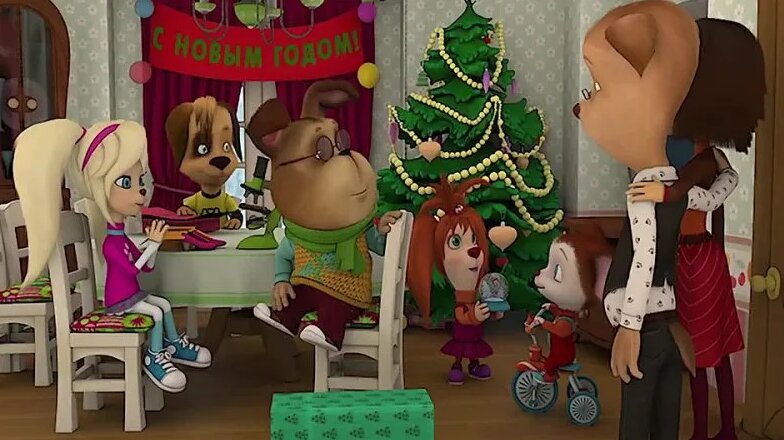 The Barkers _ Family Barboskins _ Happy New Year — Видео от Английский ...
