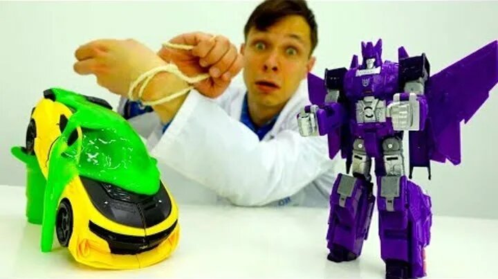 Видео #Трансформеры игрушки: #Бамблби стал Десептиконом! # ...