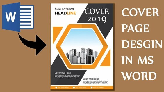 How To Make Cover Page Design In Ms Word Make Awesome Cover Page In Ms Word FindSource
