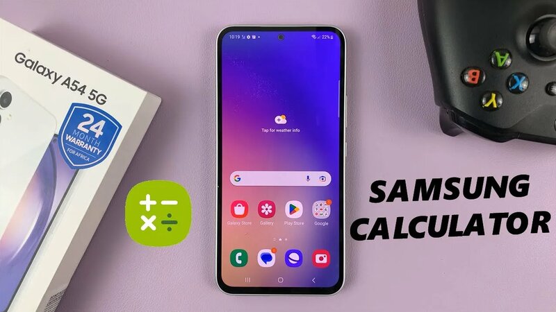 How To Install Samsung Calculator On Samsung Galaxy A54 5G - Смотреть ...