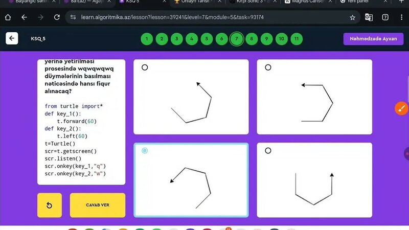 8-ci sinif alqoritmika.az modul 5 dərs 10 — KSQ - Смотреть онлайн в ...