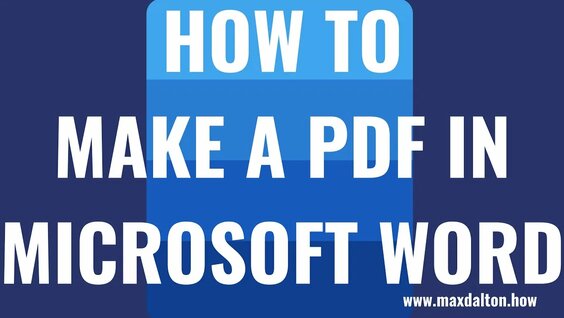 how to make word document pdf: 1 bin video Yandex'te bulundu