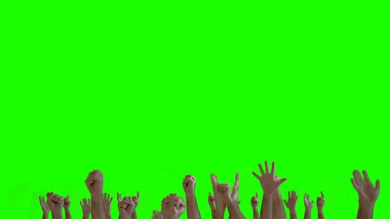 Hands Crowd - Green Screen Animation - Смотреть онлайн в поиске Яндекса ...