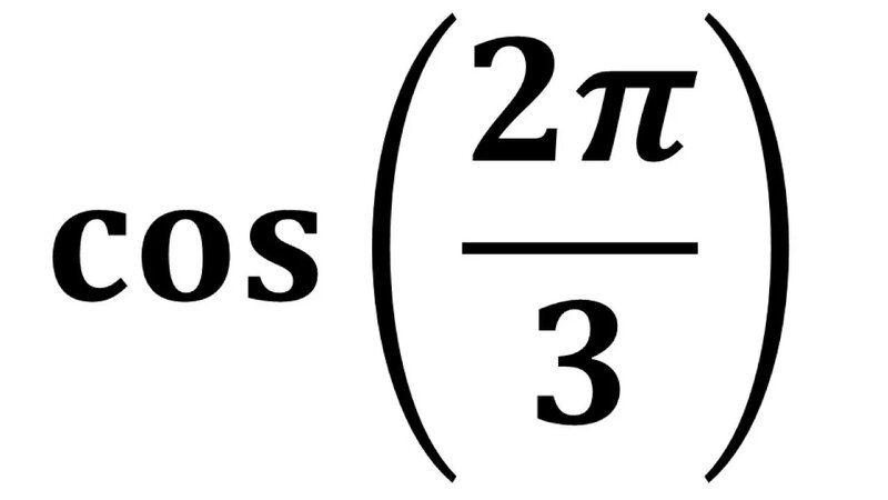 cos(2pi/3)