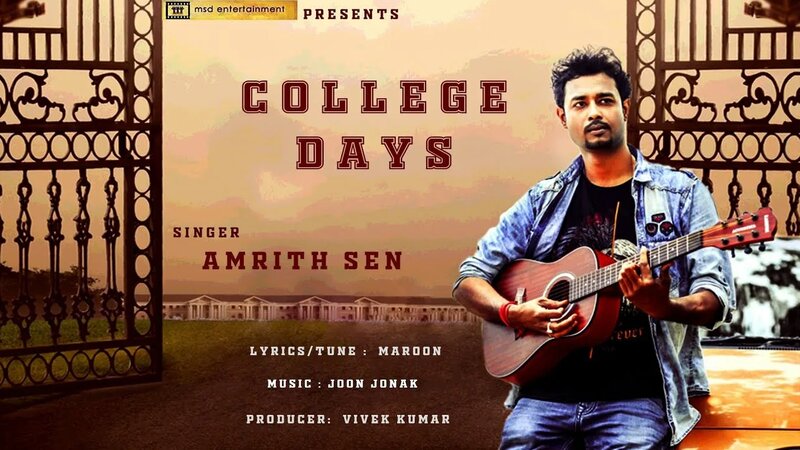 College Days | Amrit Sen | Lyrical Video | Latest Assamese Song 2019