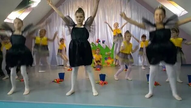 Детский балет 3-6 лет. Балерина в садике Танец Пчелки Happy nest ...