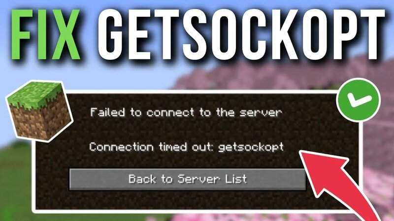 How To Fix Minecraft Getsockopt Error Connection Timed Out Смотреть онлайн в поиске Яндекса