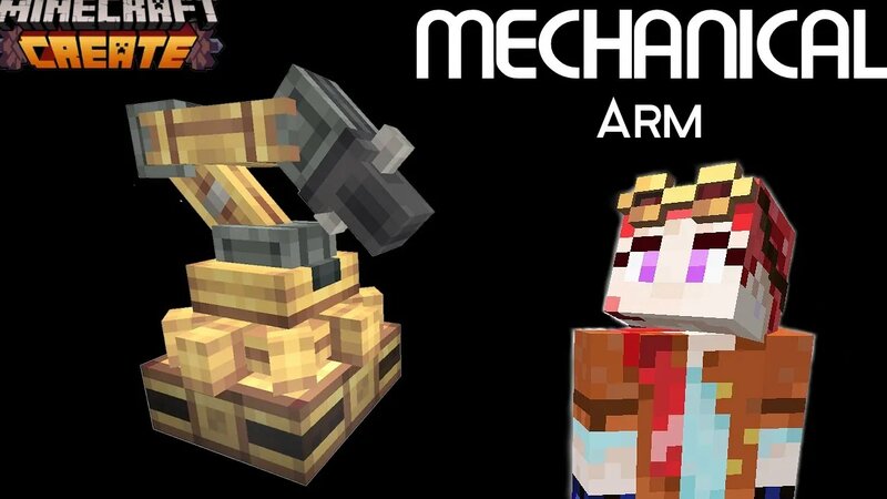 Minecraft Create: All About The Mechanical Arm - Смотреть онлайн в ...