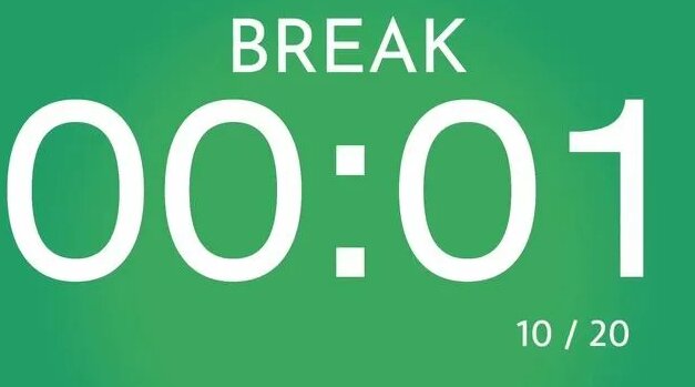 BEST Sport Interval Timer - 50 sec Exercise / 10 sec Break / 20 Rounds ...