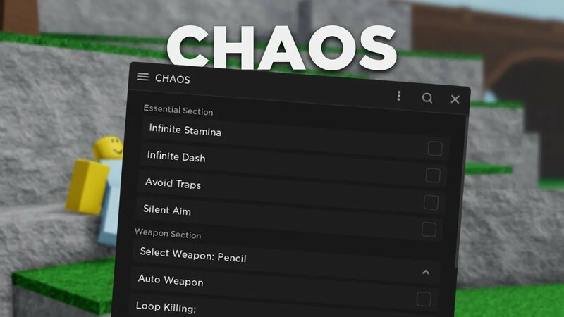 Chaos Script (Silent Aim, Crash Server, Infinite Stamina, Loop Kill ...