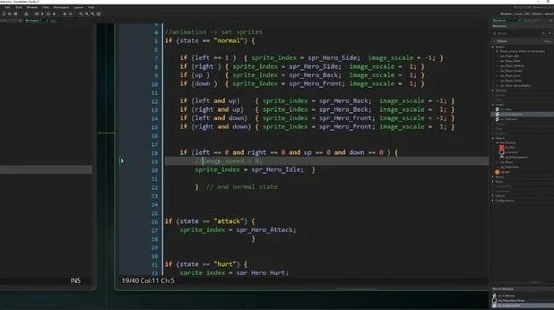 8 Direction movement + state machine [Game Maker Studio 2 | Basics ...