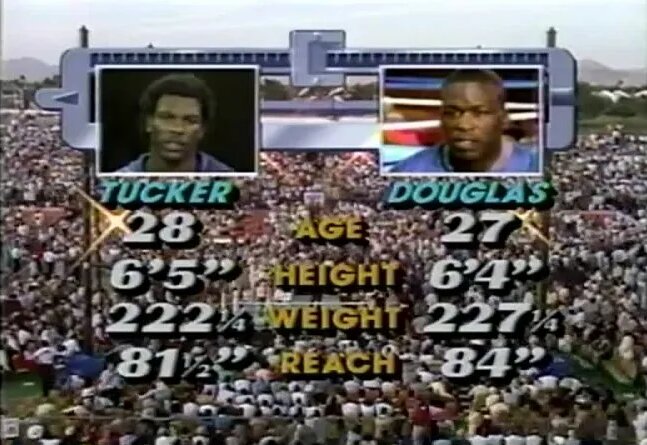 Tony Tucker vs Buster Douglas - HBO World Championship Boxing May 30 ...