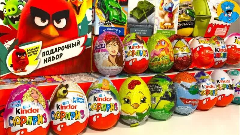 Мега Обзор Коллекции Яиц С Сюрпризом из разных серий.Unboxing Surprise ...