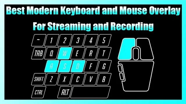 Best Modern Keyboard and Mouse Overlay For Streaming and Recording ...