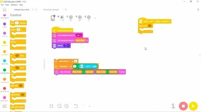 Spike Prime Proportional Programs Part 1: Gyro Straight - Смотреть ...