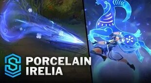 Porcelain Irelia Skin Spotlight - Pre-Release - PBE Preview - League of ...