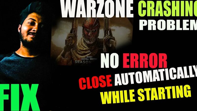 Warzone Crashing Problem FIX // #COD Crash automatically No/#without ...