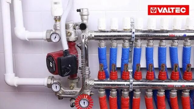 Как настроить насосно-смесительный узел для теплого пола Valtec Combi - Смотреть онлайн в поиске ...