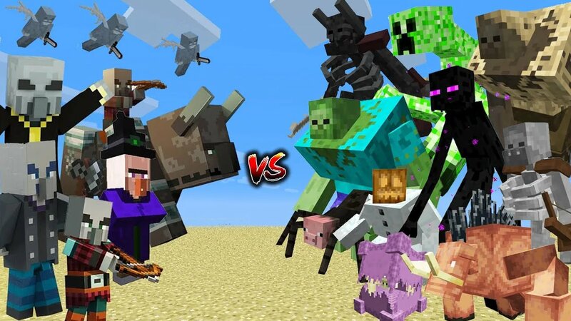 ALL Mutant MOBS vs RAID GANG / Minecraft Mob Battle - Смотреть онлайн в ...