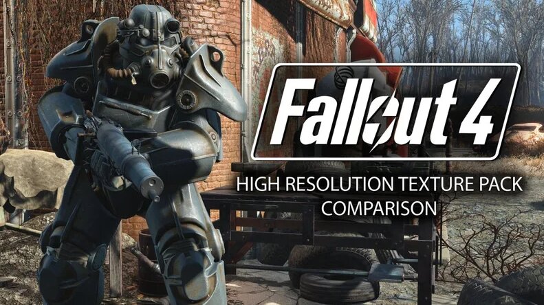 Fallout 4 High Resolution Texture Pack Сomparison сравнение — Видео от ...