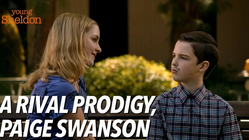 Paige Swanson: Sheldon's Rival Prodigy | Young Sheldon - Yandex Video ...