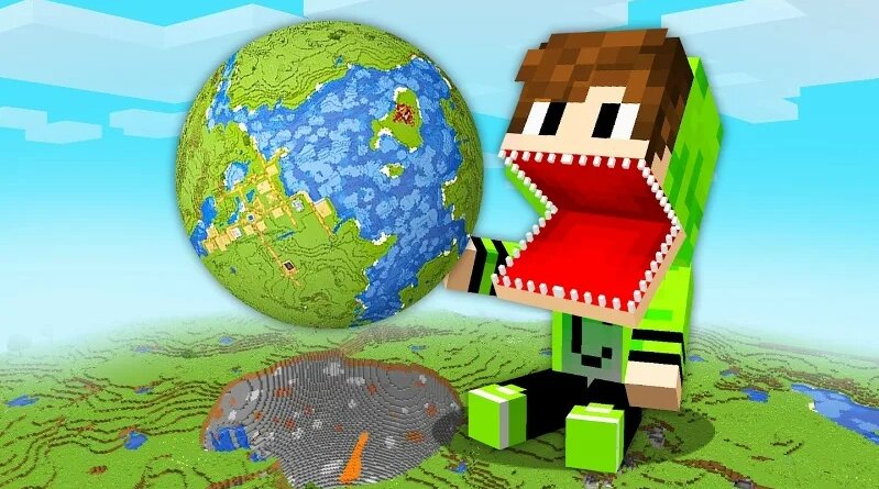 Cadres | Minecraft Я СЪЕЛ ВЕСЬ МИР ОТ Моего Друга в Майнкрафт! — Видео ...