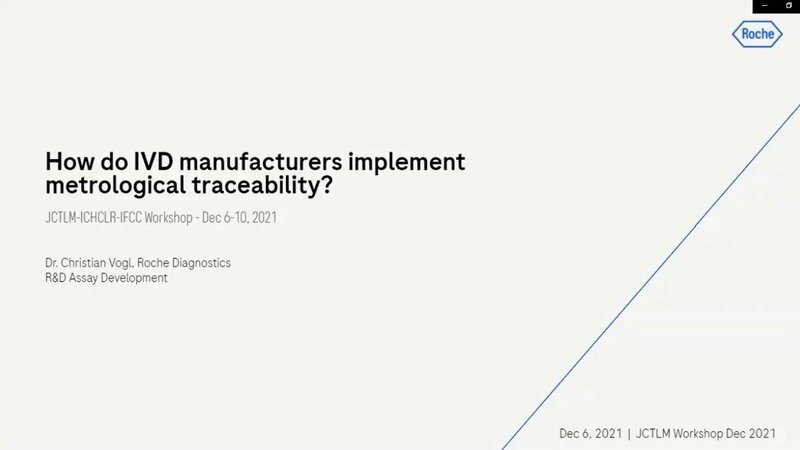 How do IVD manufacturers implement metrological traceability?