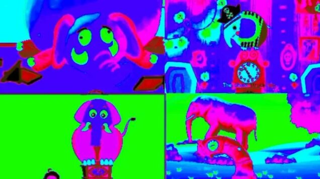Hickory Dickory Dock Elephant Crash The Clock | Thermal Cam ...