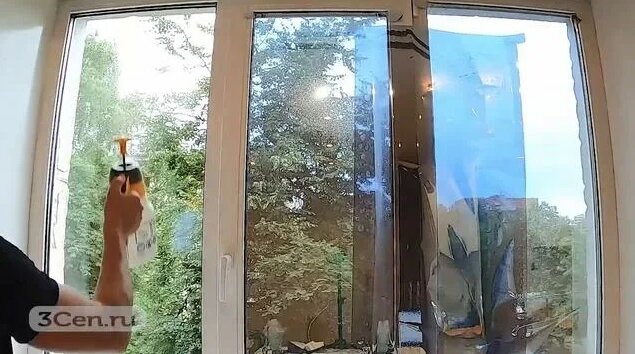 Тонировка окон в квартире своими руками (пластиковые окна). - Смотреть ...