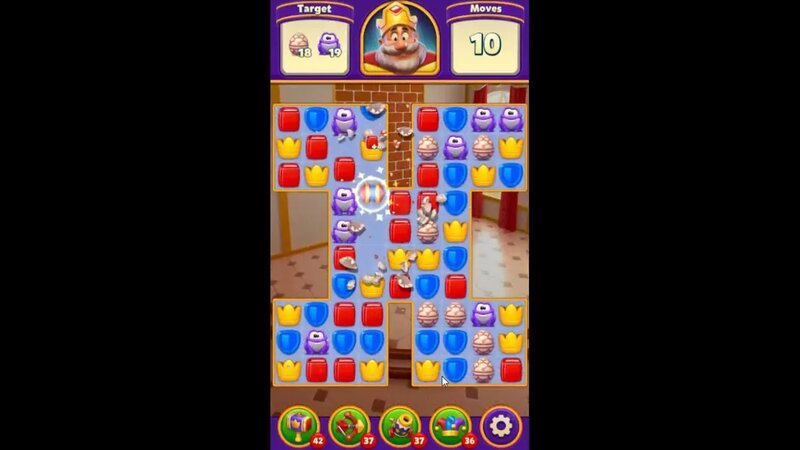 Royal Match Level 749 - NO Boosters Gameplay 👑 | Skillgaming