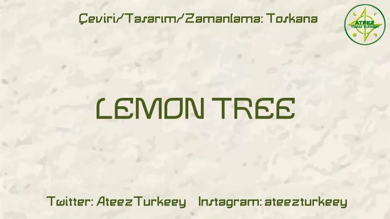 [TR] Ateez BY. Hongjoong #6 – Lemon Tree (Original. Fools Garden ...