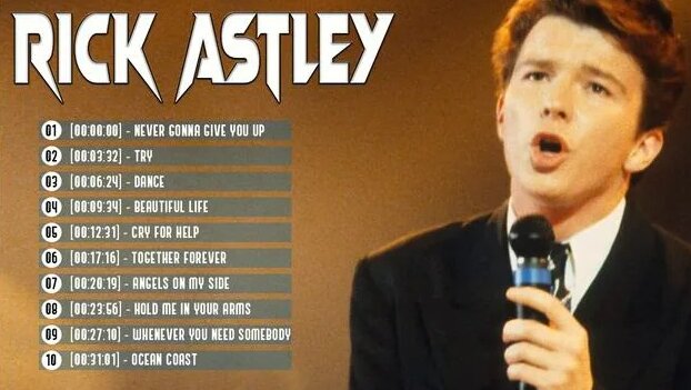 Rick Astley Playlist Of All Songs || Rick Astley Greatest Hits Full ...