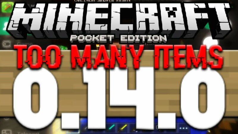 BEST TOO MANY Items MOD for Minecraft PE 0.14.0 - MCPE Master (Pocket ...