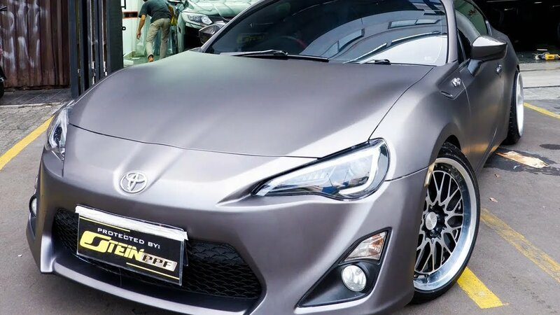 Toyota 86 Fully wrapped with Matte Chrome Grey by @markautowrap ...