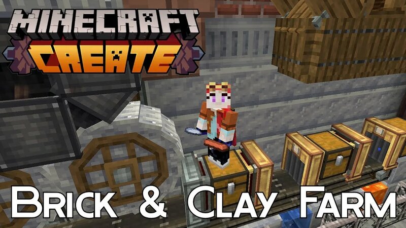 Minecraft Create Mod (1.20.1): Fully Automatic Brick/Clay/Sand/Flint ...